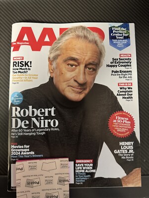 AARP Magazine February March 2024 Robert DeNiro Henry Lewis Gates Jr | eBay