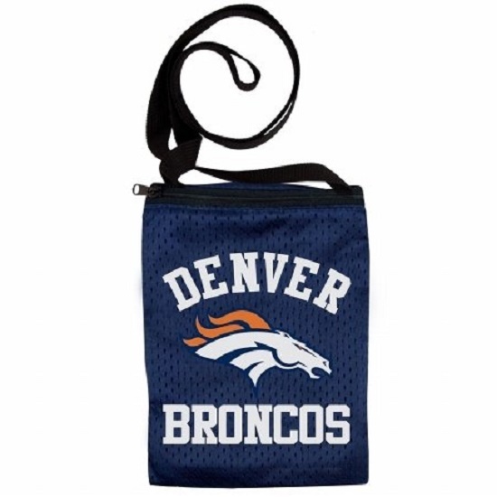 New Gameday Jersey Pouch Small Purse Bag NFL Licensed DENVER BRONCOS ...
