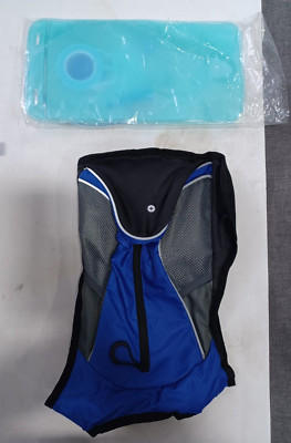 Form Focus Water Hydration Pack Backpack & Water Bladder Blue & Black ...