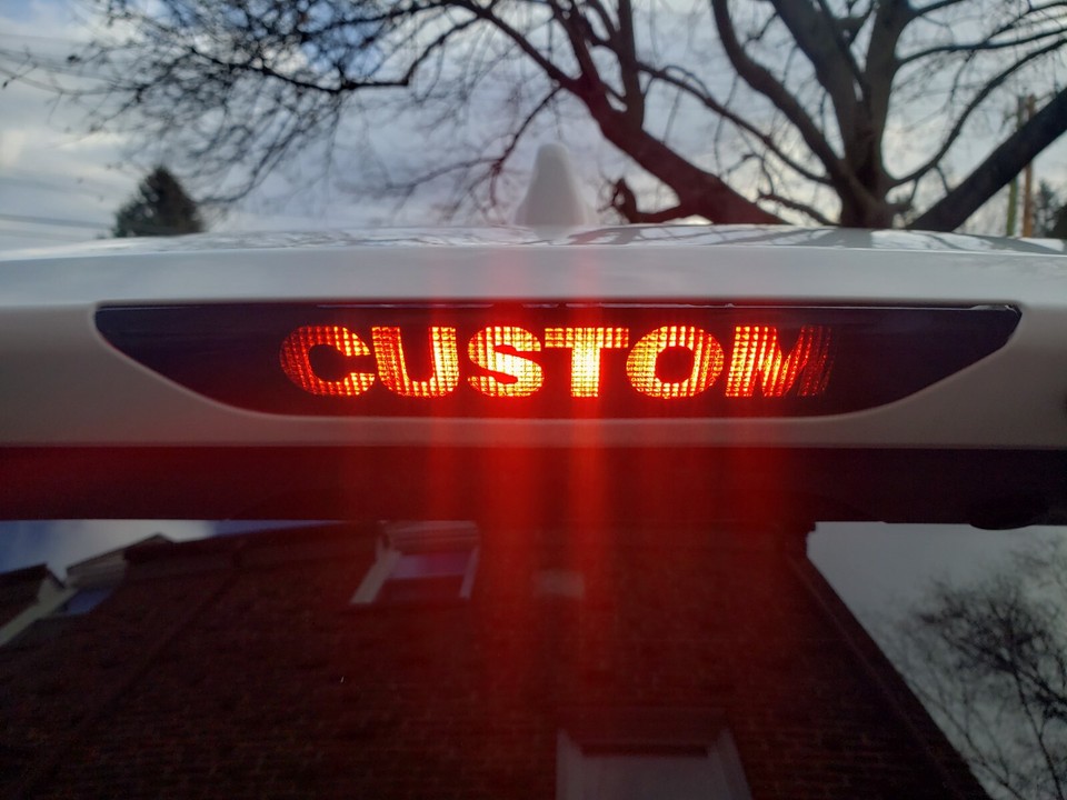 THIRD BRAKE LIGHT OVERLAY FOR DODGE CHARGER 05-10 - 3RD HIGH MOUNT ...
