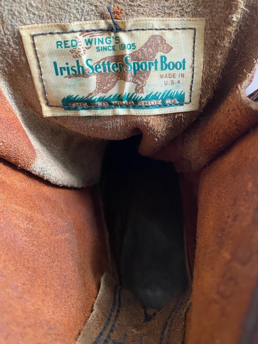Vintage 1980s RED WING Irish Setter Sport Boot 899 Made in Vintage 1980s RED WING Irish Setter Sport Boot 899 Made in