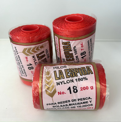 La ESPIGA NYLON CROCHET THREAD SIZE 18 - OMEGA #18 Color #5 | eBay