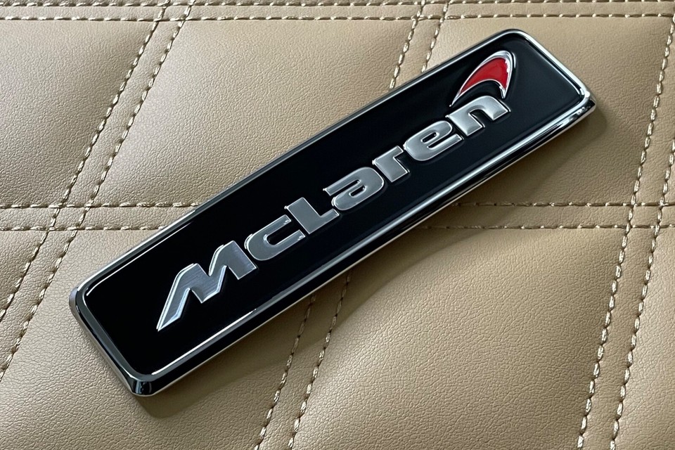 McLaren Front Hood Emblem Badge OEM 570S 570GT 600LT 720S 765LT Chrome ...