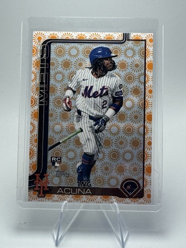 2025 Topps LuisAngel Acuna Holiday Sun ParralellR RC Summer #524 - New ...