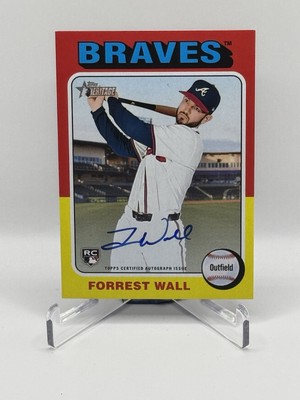 2024 Topps Heritage High Number FORREST WALL Auto #ROA-FW Rookie RC ...