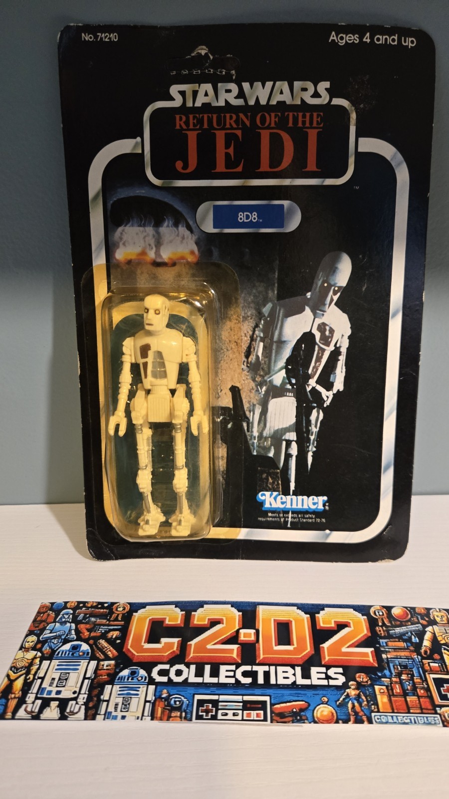 STAR WARS VINTAGE RETURN OF THE JEDI 8D8 VINTAGE KENNER 1983 UNPUNCHED ...