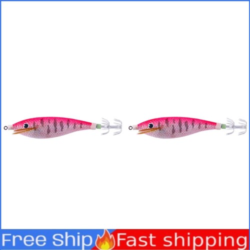 GlGlowing Squid Hooks 11CM/13.4G Artificial Horizontal Squid Trolling ...
