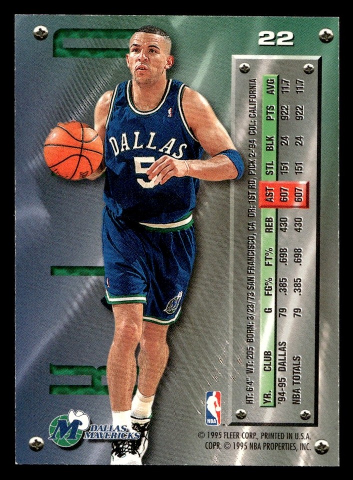 1995 Metal Jason Kidd #22 Dallas Mavericks | eBay