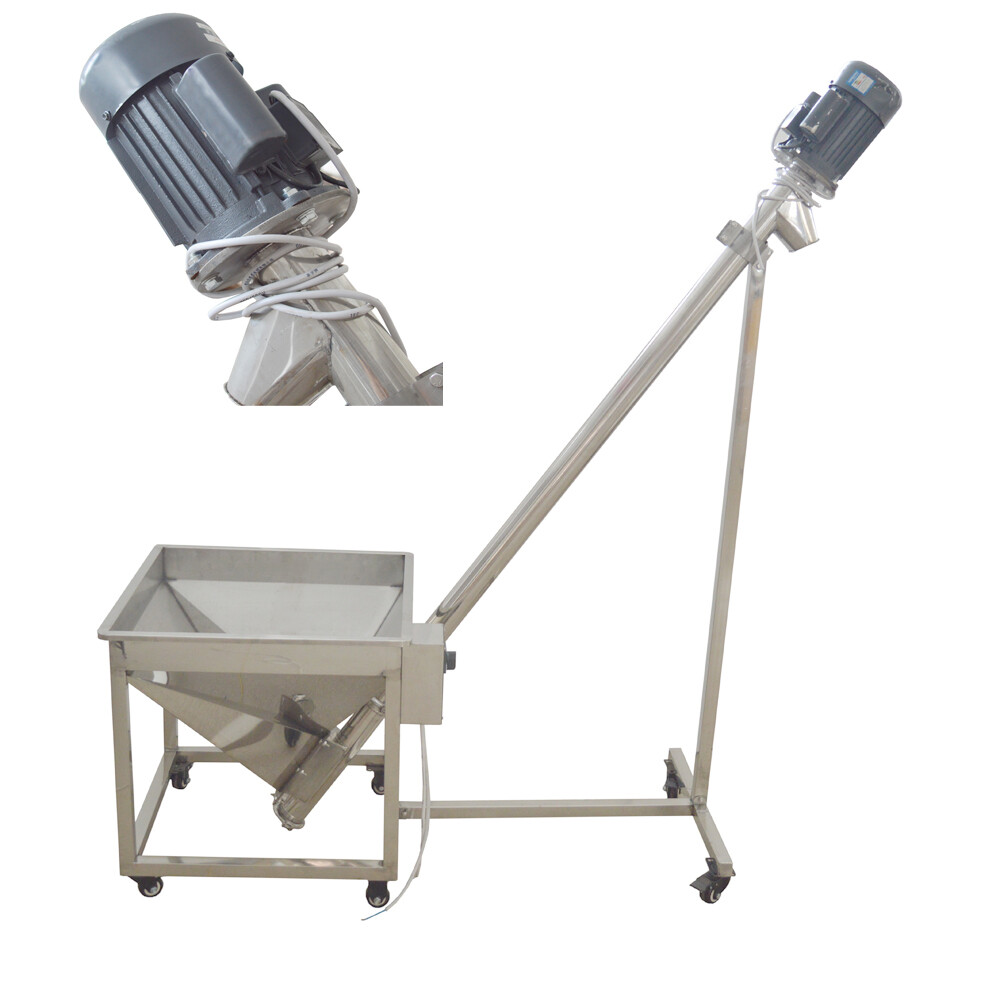 Helical Auger Conveyor Portable Spring Conveying Particle Feeder 220V ...