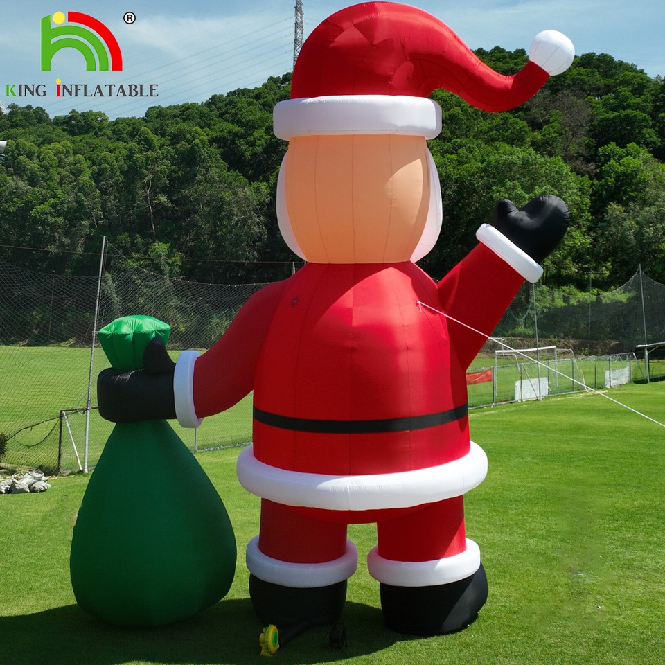20FT 26FT 33FT Giant Inflatable Santa Claus Fit Outdoor Christmas ...