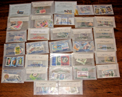 MUST SEE!!! 32 Packets US + WORLD Postage Stamps MINT + USED LOT - MUST ...