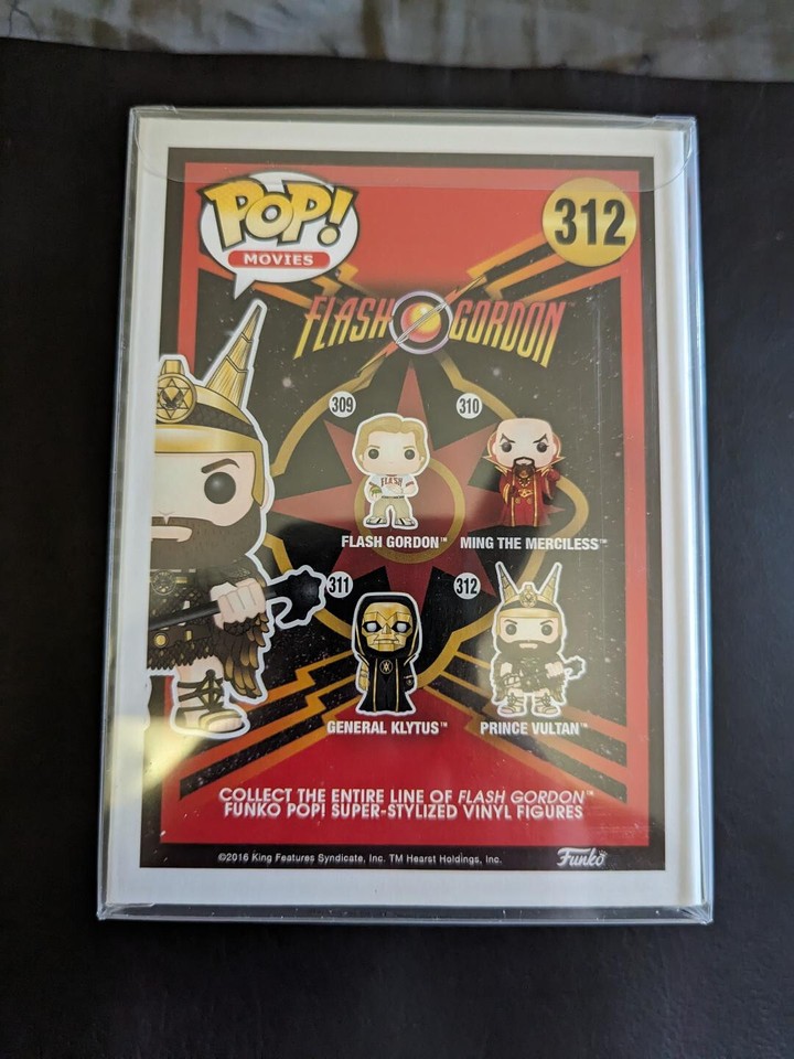 FUNKO POP PRINCE VULTAN FLASH GORDON VINYL FIGURE #312 NIB | eBay