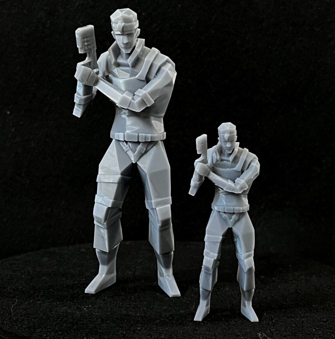 Metal Gear Solid - Solid Snake Retro Figure - PS1 PlayStation Low Poly ...