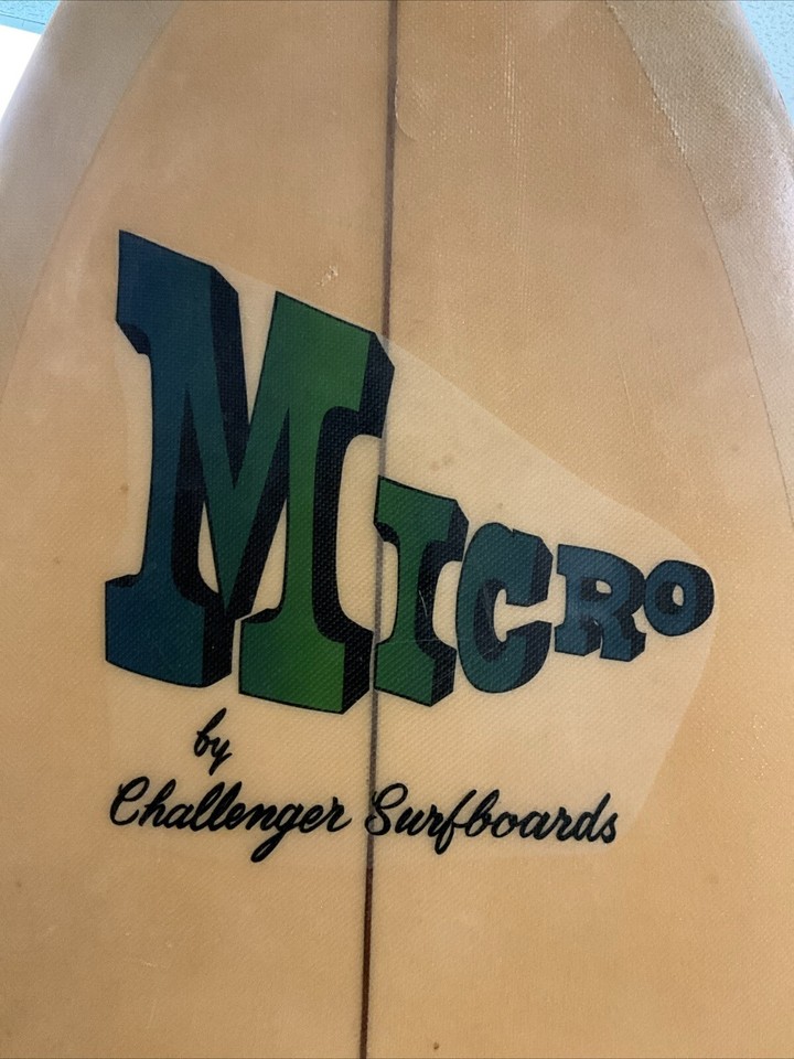 Vintage challenger surfboard 1960s good shape surf surfing micro | eBay