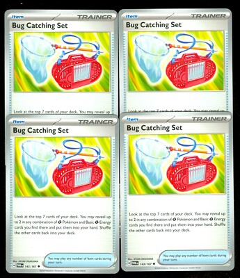 Pokemon BUG CATCHING SET 143/167 - Twilight Masquerade - - MINT 4X | eBay