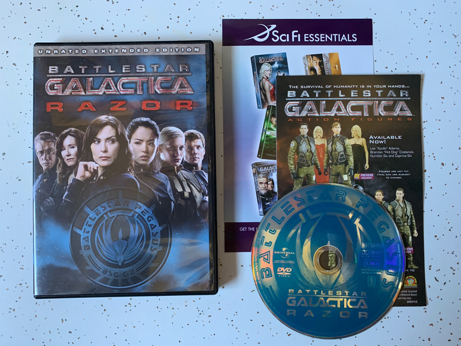 Battlestar Galactica: Razor (2007, DVD Disc, Director's Cut) MINT ...