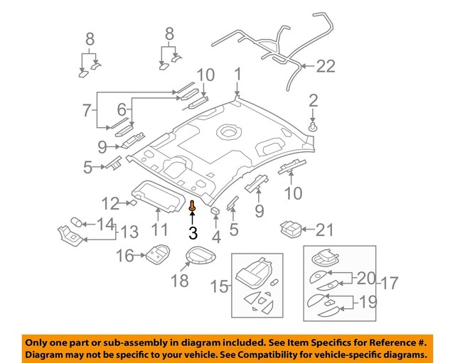 857463L000TX Hyundai Genuine OEM Headliner Plug Grey for sale online | eBay