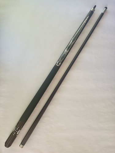 Sportcraft 58" Titanium Pool Stick with Beautiful Holographic Inlay ...