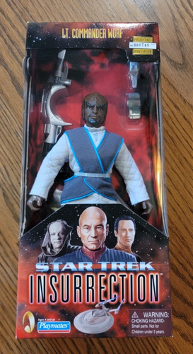 Star Trek Insurrection 9" Action Figure - Lt. Commander Worf - 1998 ...