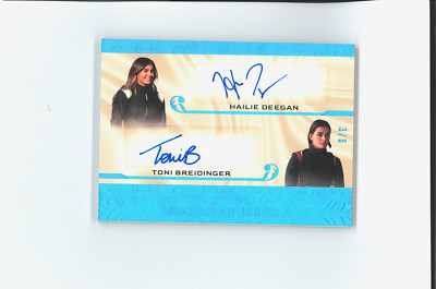 Hailie Deegan Toni Breidinger DUAL Auto Leaf Superlative Signatures 2 ...