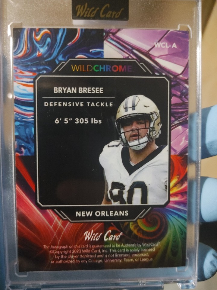 Bryan Breese Wild Card Wild Chrome Rookie Auto 4/8 | eBay