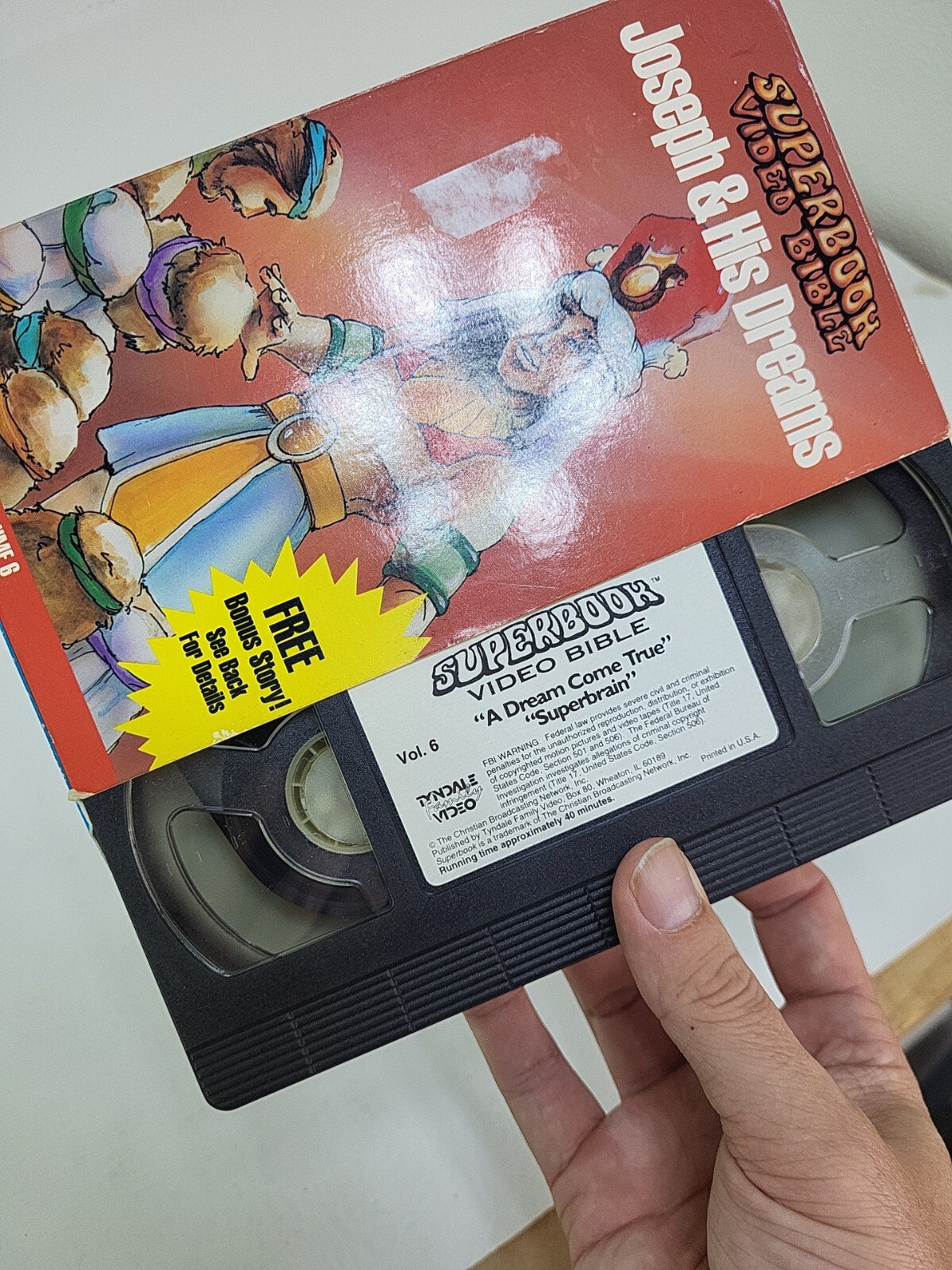 Superbook Video Bible: Joseph and His Dreams VHS Volume 6 Christian ...