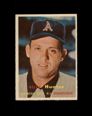 1957 Topps Baseball #207 Gordon (Billy) Hunter STARX 6.5 EX/MT+ ...