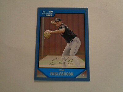 2007 Topps Bowman Blue Evan Englebrook Card #BP104 Serial #183/500 | eBay
