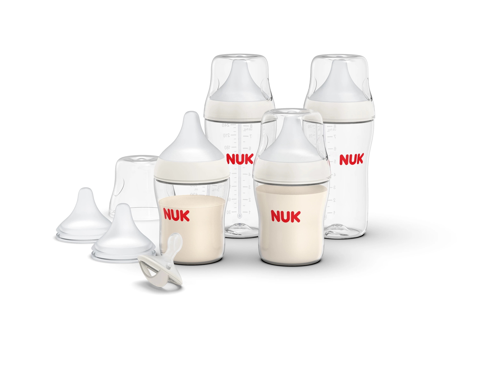 NUK Perfect Match Bottle & Pacifier, 7 Piece Newborn Gift Set