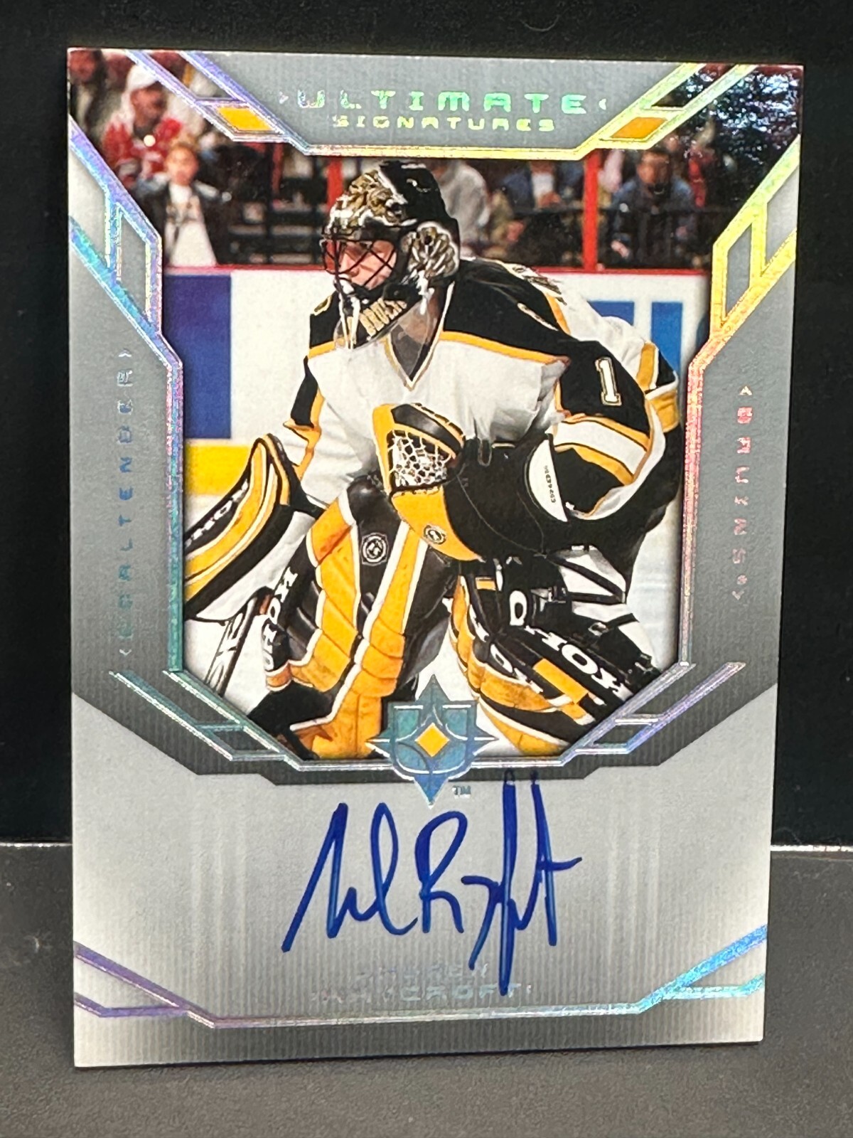 Andrew Raycroft 2004-05 UD Ultimate Collection Signatures Auto #US-AR ...