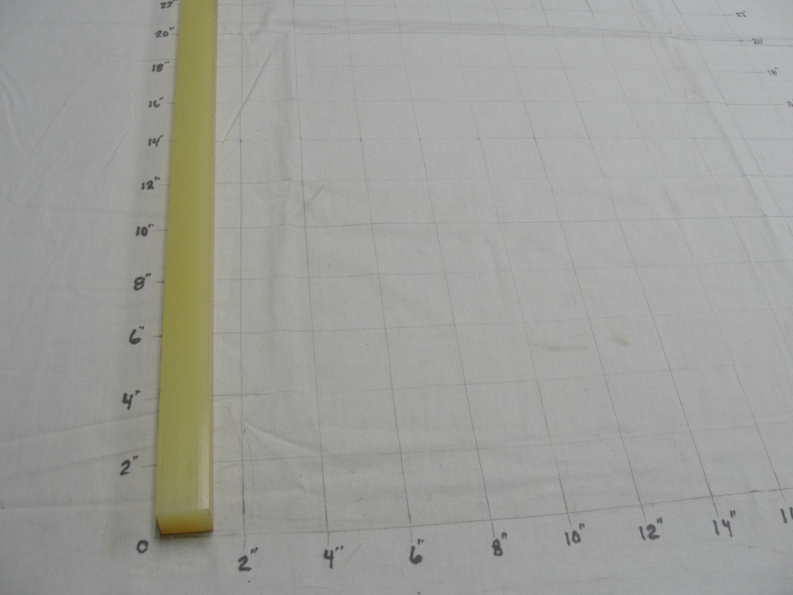 URETHANE/POLYURETHANE BAR 1 1/4" X 1 1/4" X 30" NATURAL 100 # 4549 | eBay