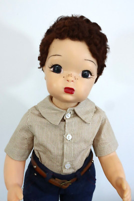 1940s Terri Lee JERRI LEE Boy Doll 16" Hard Plastic Pat Pending w ...