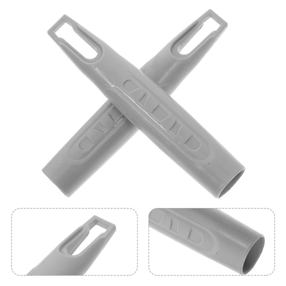 2 Pcs Broom and Dustpan Set Squeegee for Floor Cover Handle Grip Mop ...