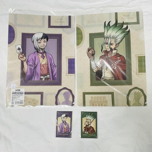 Dr.STONE Senku Gen Clear File Folder Sticker Dr.Stone | eBay