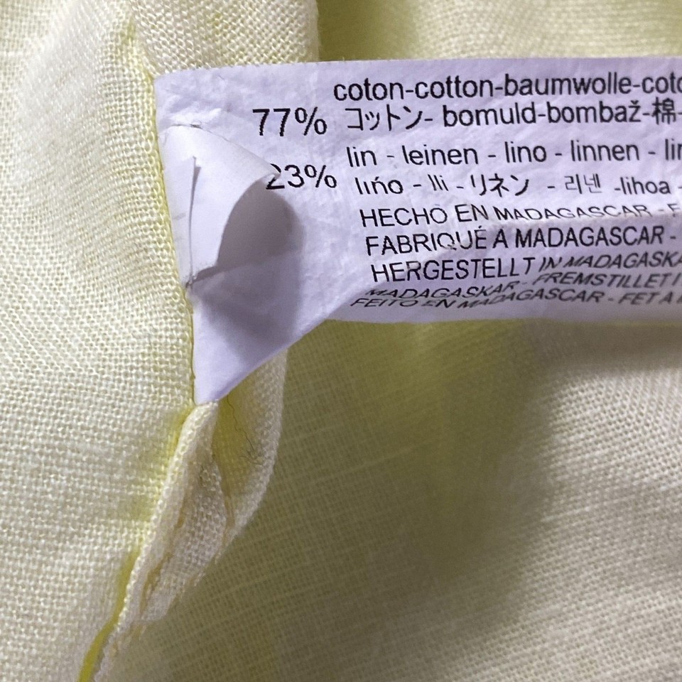 Zara Cotton Linen Preppy Button Down Shirt Boy's Size 7 | eBay