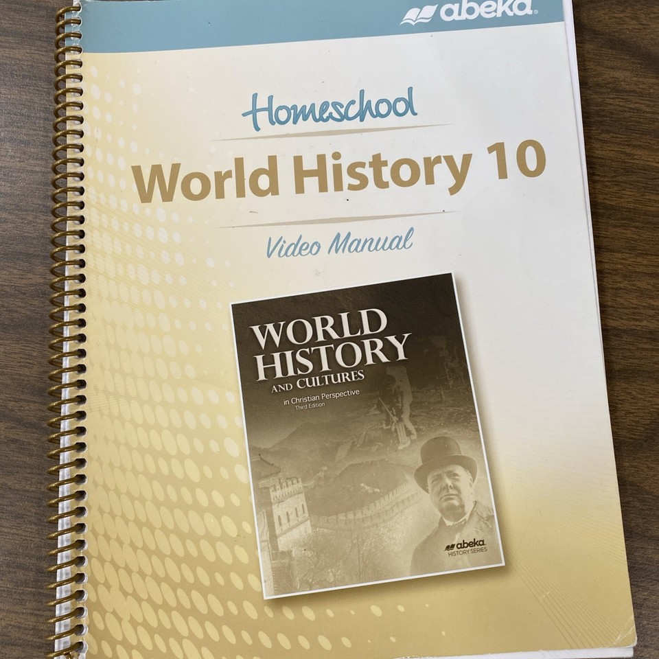 Abeka 10th Grade History Full Set Of Videos Plus Video Manual And ...