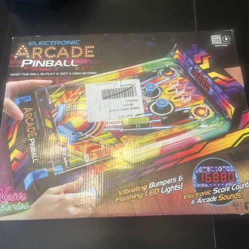 Electronic Arcade Pinball Vibrating Bumpers and LED Lights. Used ...