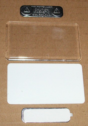 IMPRINT PLUS MAGNETIC REUSABLE PRINTER CUSTOMIZABLE NAME TAG BADGE 2-3/ ...