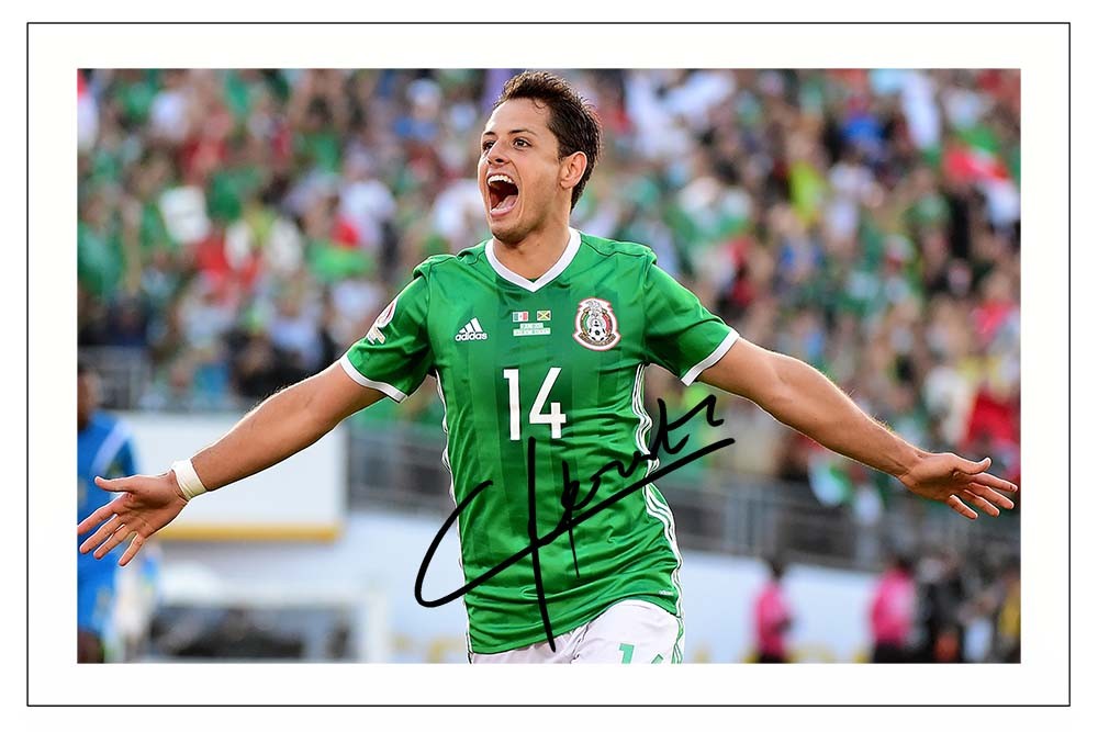 JAVIER HERNANDEZ MEXICO WORLD CUP 2018 SOCCER SIGNED AUTOGRAPH PHOTO ...