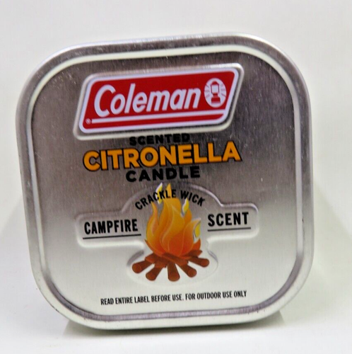 Coleman Citronella Candle with Crackle Wick Campfire Scent - Free ...