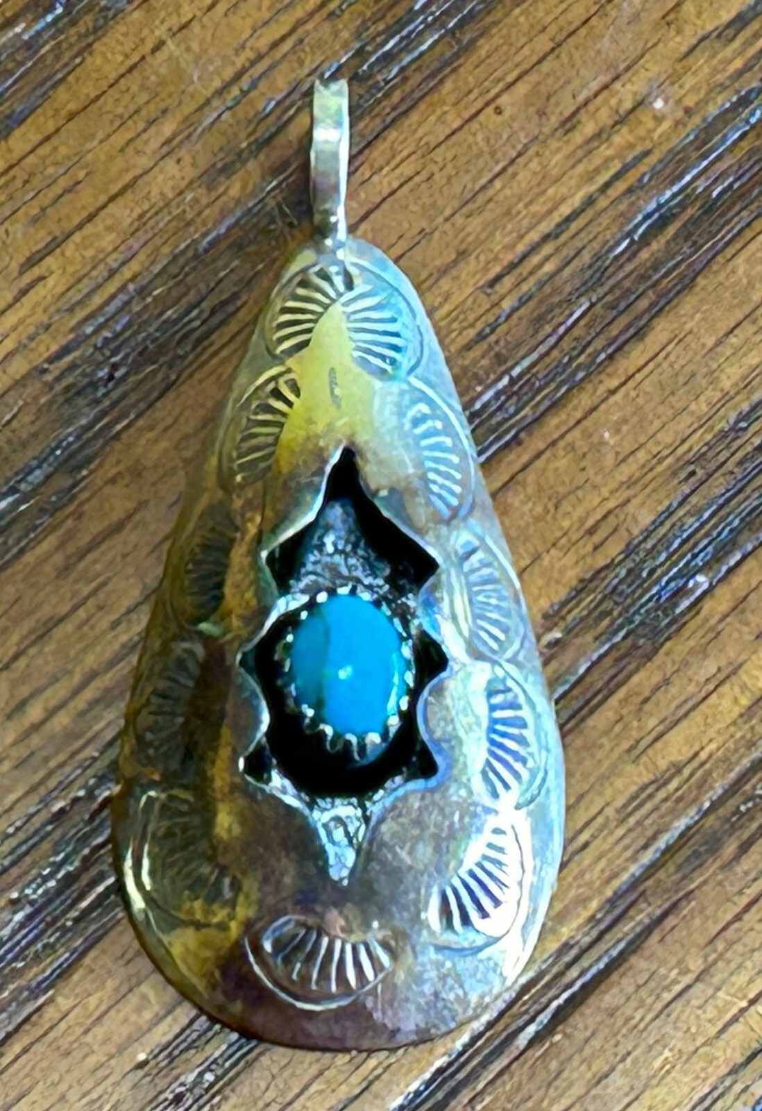 Vintage Val Tsosie Navajo Sterling Silver Turquoise S… - Gem