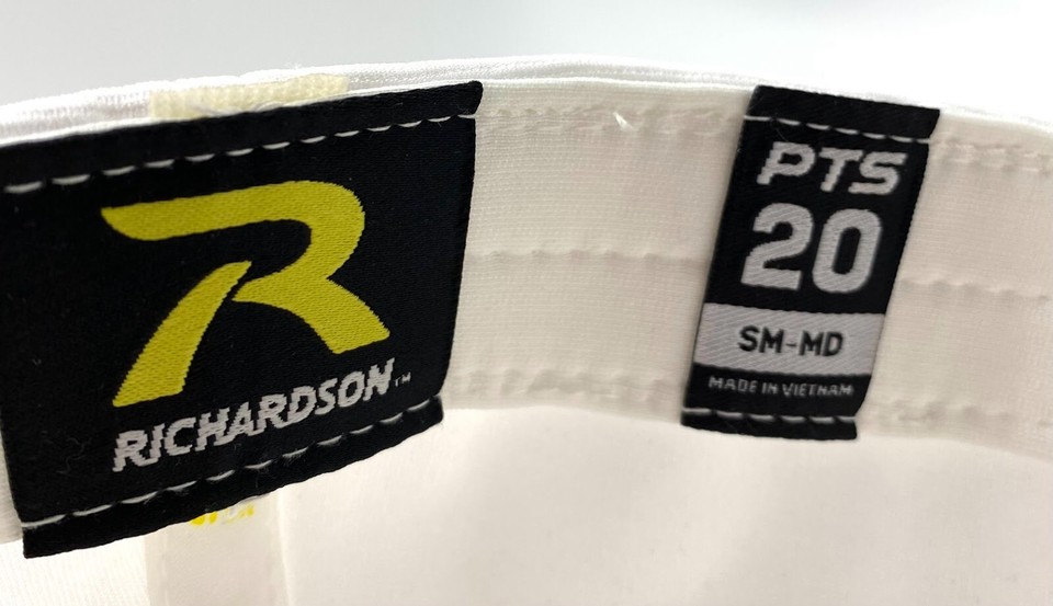 Richardson PTS20 Stretch-Fit Baseball Hat Size S / M White Black Red A ...