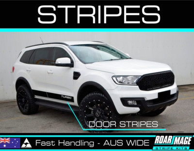 AM SIDE DOOR stripes decals stickers fits 2015-2021 Ford Everest | eBay ...