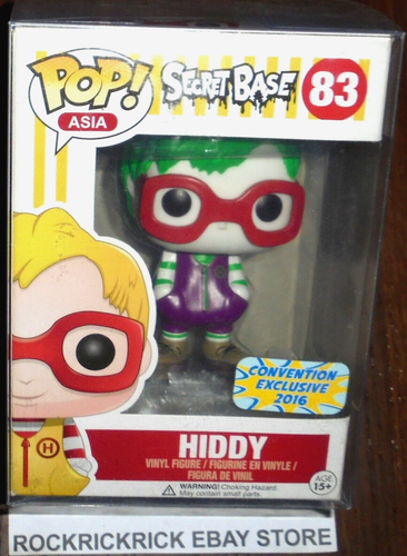 FUNKO POP ASIA SECRET BASE HIDDY 83 WITH PROTECTOR CASE EXCLUSIVE 2016 ...