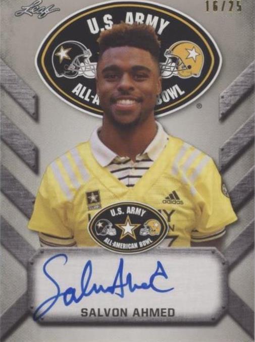 2017 Leaf Metal U.S. Army All-American Bowl - Tour Autographs Salvon ...