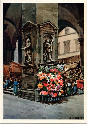 Vintage Postcard Loggia del Mercato Nuovo By Angelo Maria Crepet ...