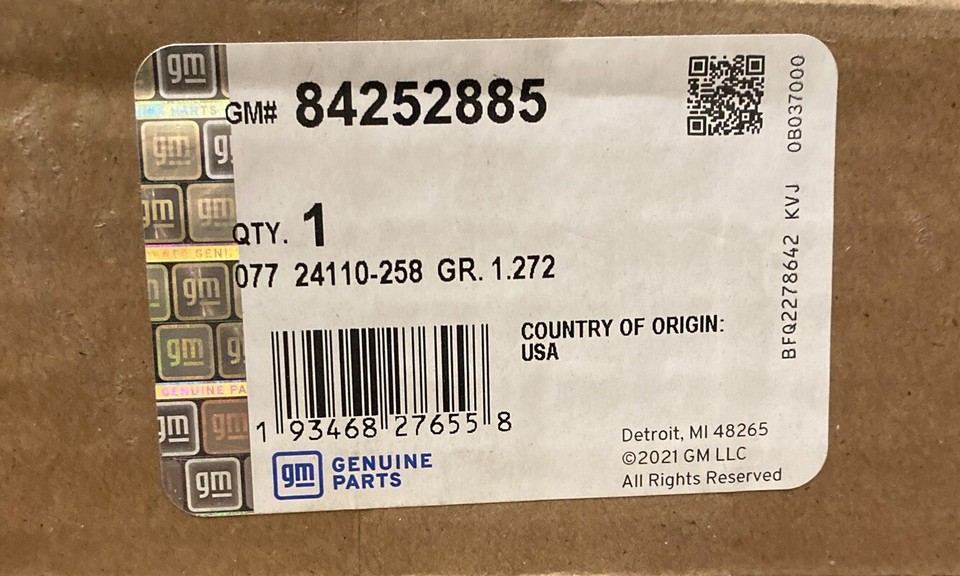 2021-2024 GM Lower Radiator Air Baffle Part #84252885 | eBay