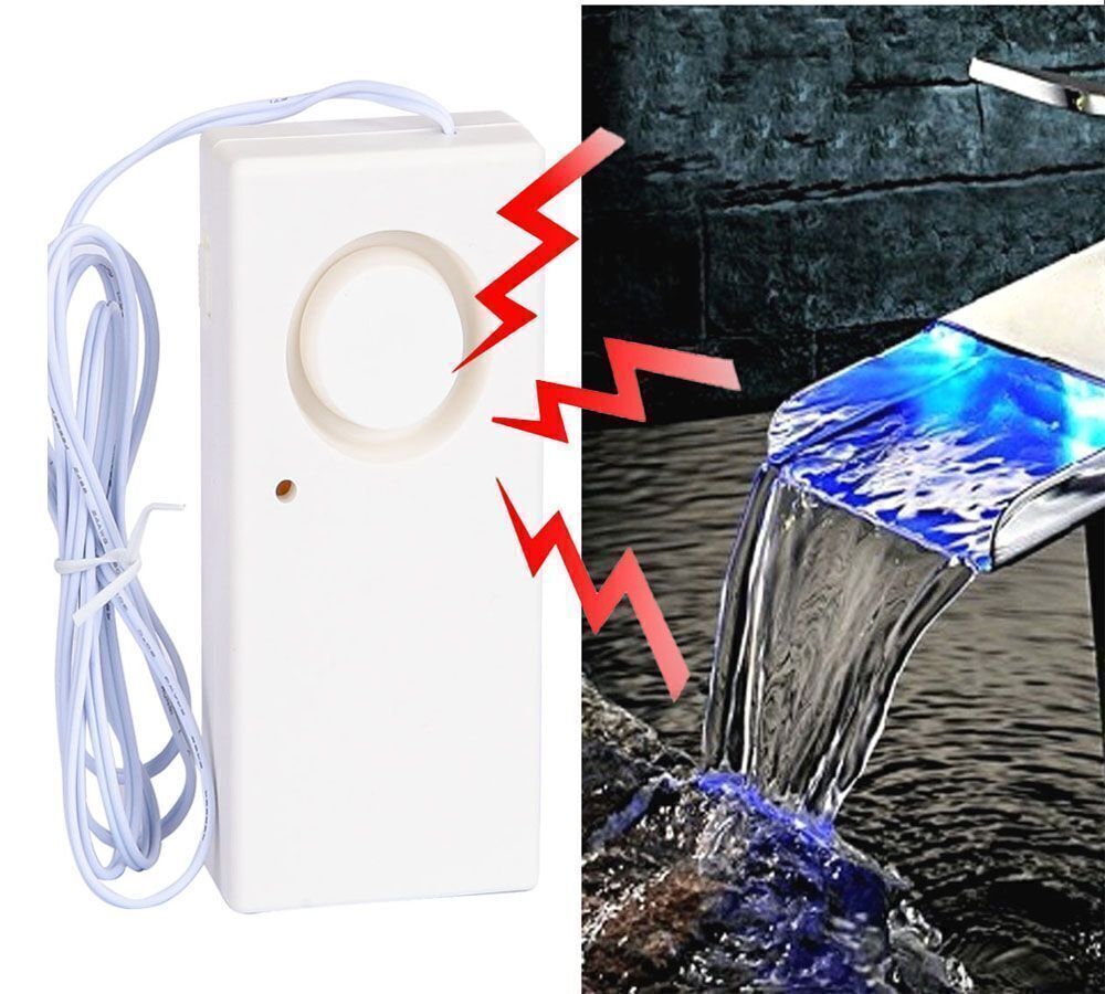 1-5pcs Water Leak Alarm Flood Level Overflow Detector Sensor Home ...