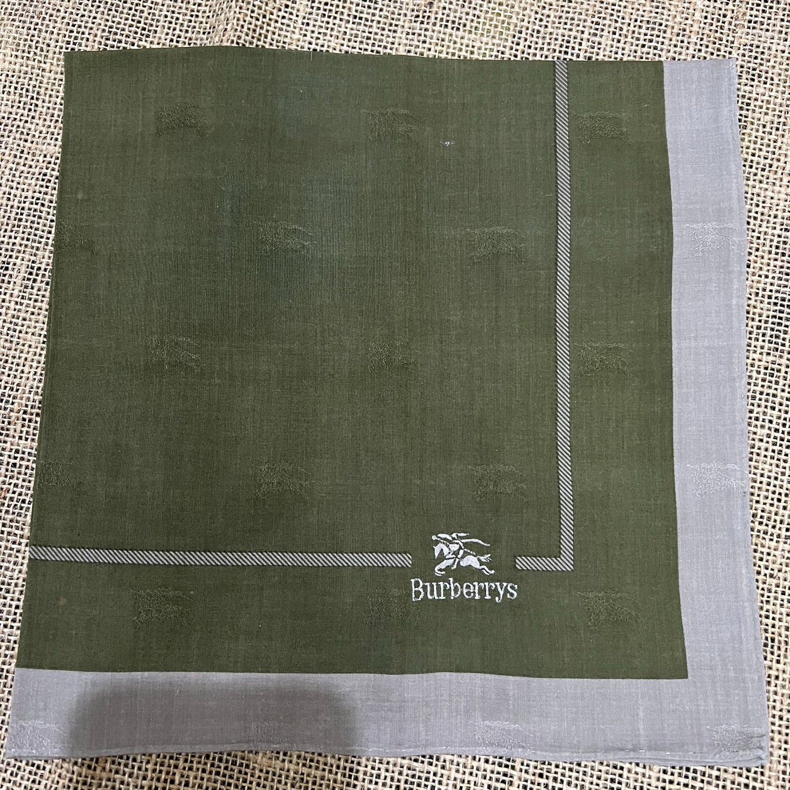 ART CLASSIC PLAIN GREEN AVOCADO MAN HANDKERCHIEF VINTAGE COTTON POCKET ...