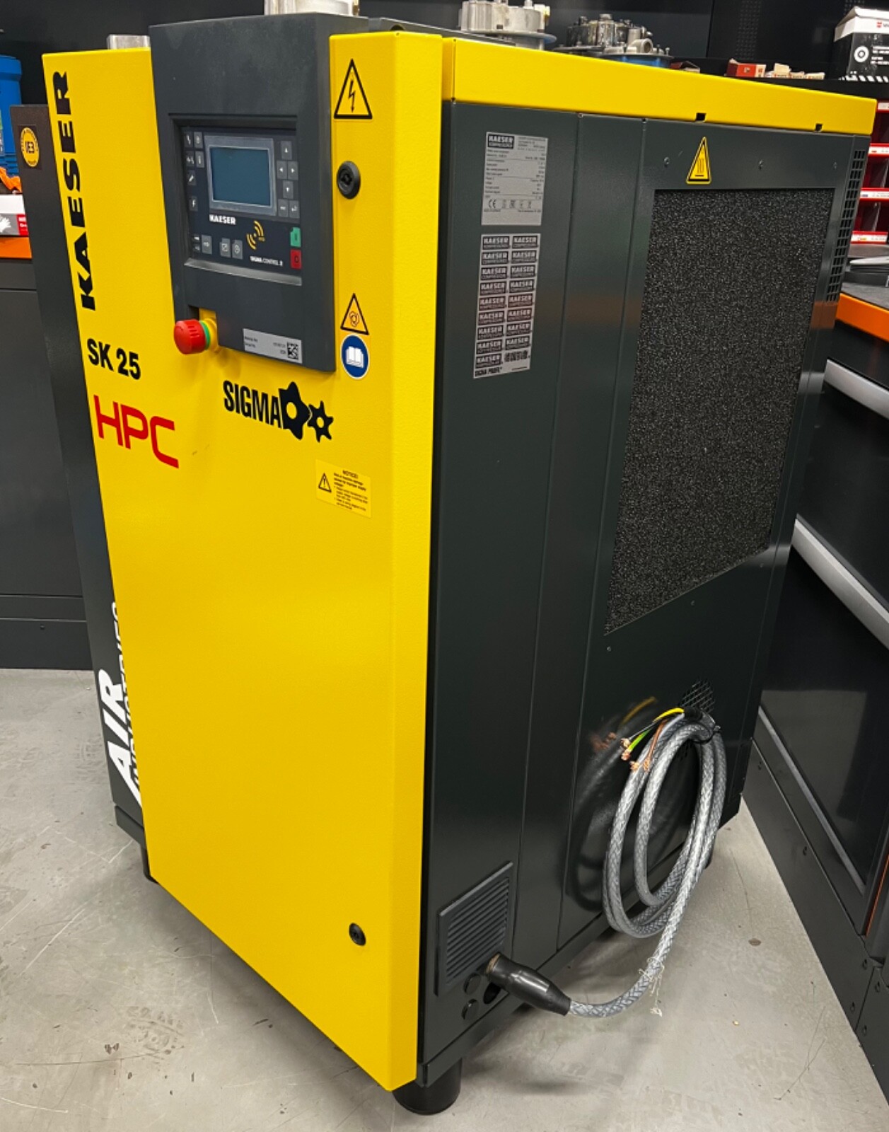 HPC / Kaeser SK25 Rotary Screw Compressor 15Kw, 20Hp, 88.28cfm! 8Bar ...